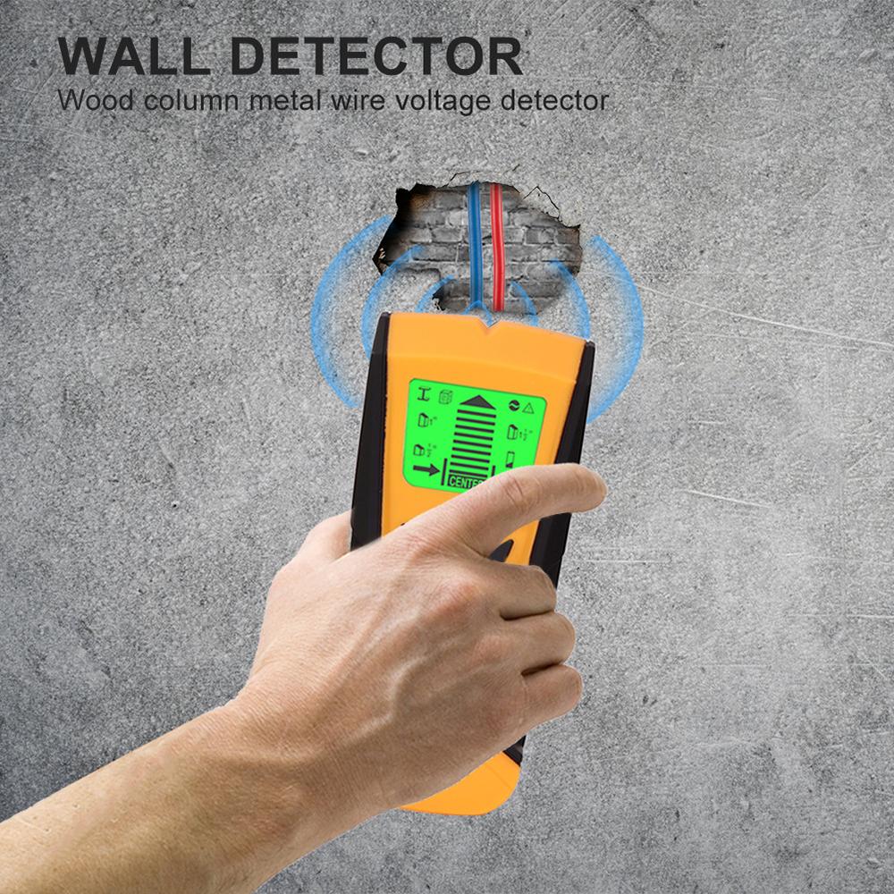3 In 1 Multi-functional LCD Digital Wall Detector Metal Wood Studs ...