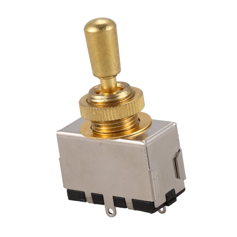 Metal Electric Guitar 3 Way Box Toggle Switch For Les Paul With Metal ...