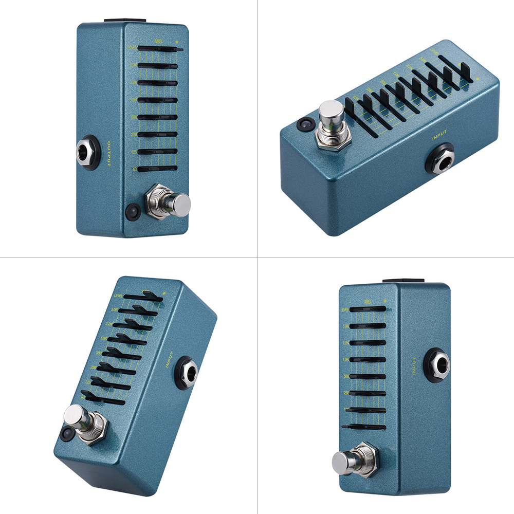EQ7 Mini Guitar Equalizer Effect Pedal 7-Band EQ Aluminum Alloy Body ...