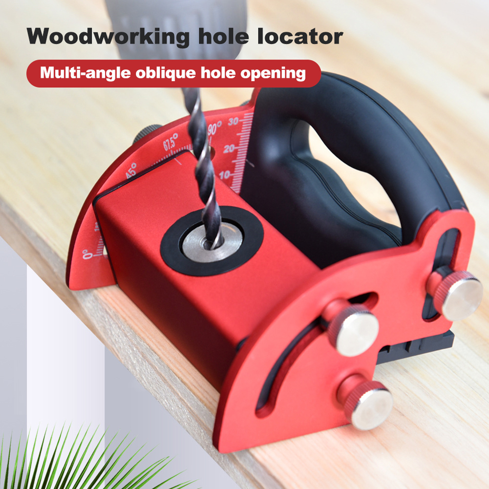 Portable Detachable Aluminum Alloy Wood Working Oblique Hole Locator ...