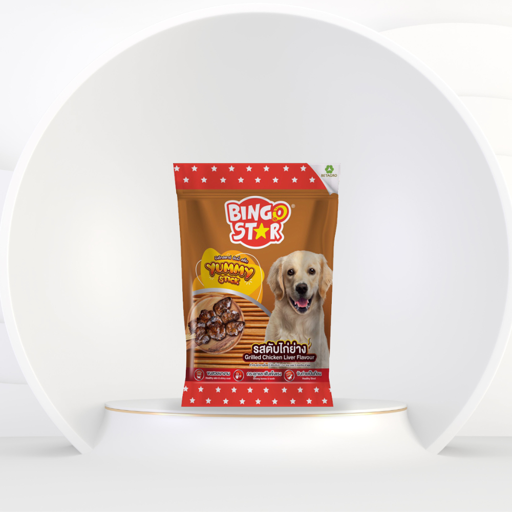 🐶🐶 Bingo Star Yummy Stick ขนมสุนัขแท่งนิ่ม 70g 🐶🐶 | Lazada.co.th