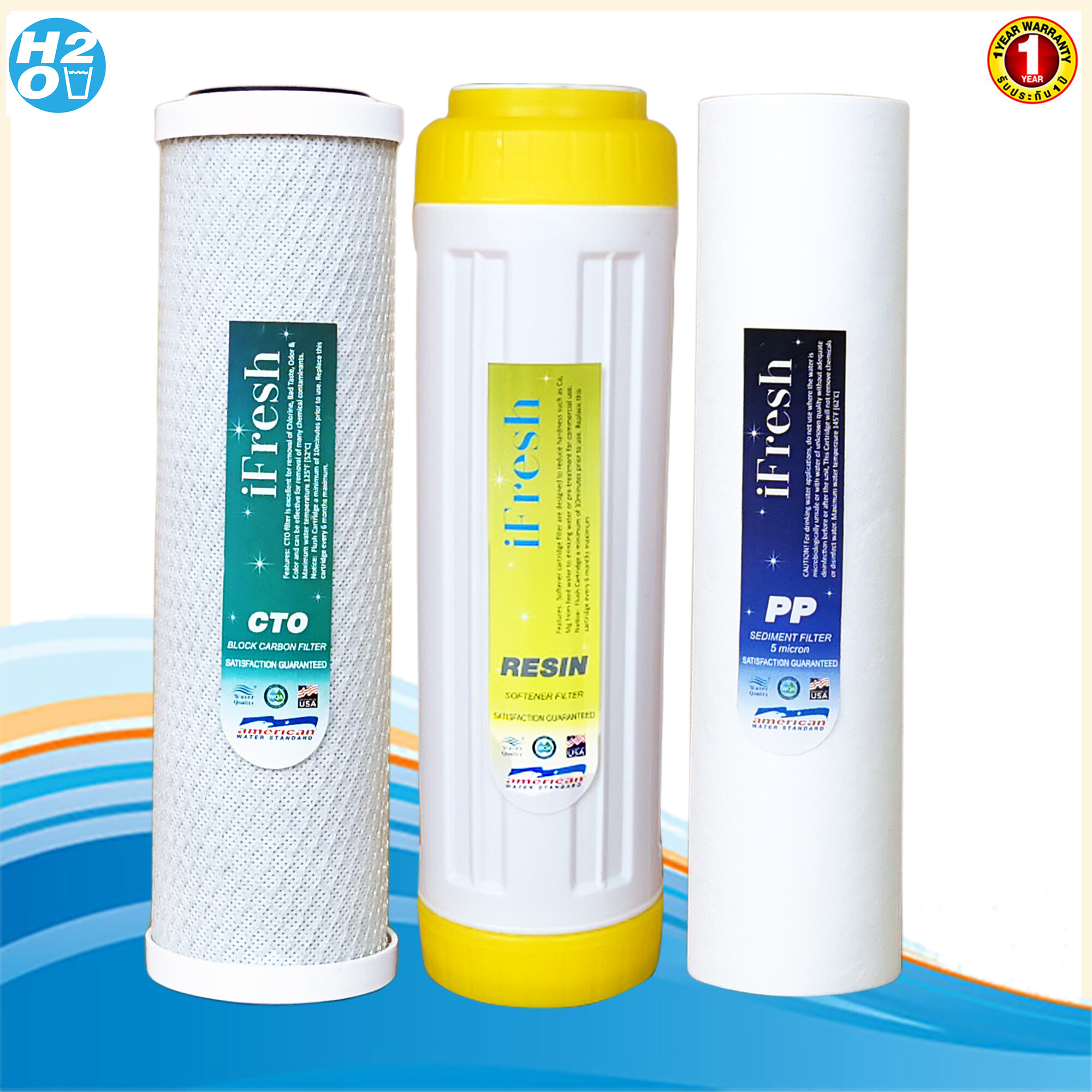 ชุดไส้กรอง ไส้กรองตู้น้ำหยอดเหรียญ PP Resin Carbon Block Gac ไส้กรอง RO ...