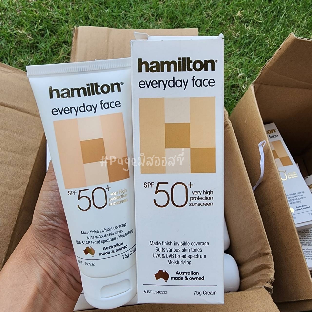 ครีมกันแดดหน้า☀️ Hamilton SPF 50+ Everyday Face Cream นำเข้าจาก ...
