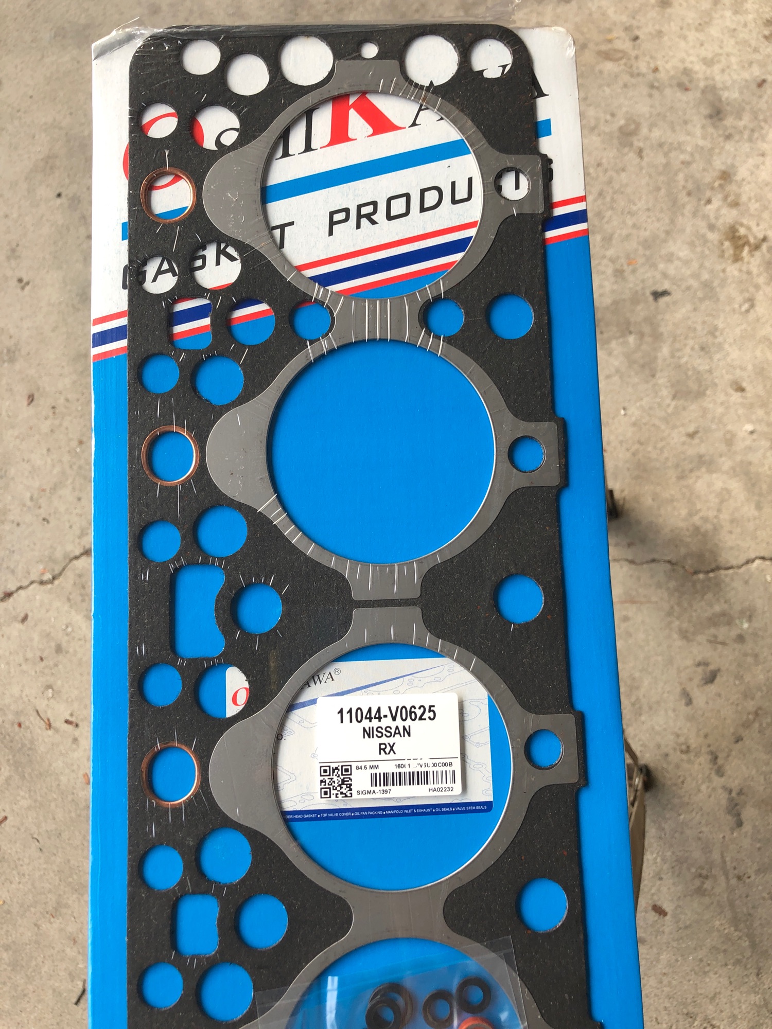 ปะเก็นฝาสูบ Nissan SD22 QC340 RX 720 PRO [11044-76203] エンジン部品用ガスケット製品 ...