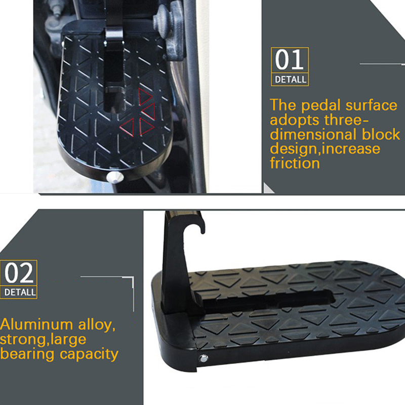 LANG Multifunction Foldable Car Roof Rack Step Car Door Step Universal ...