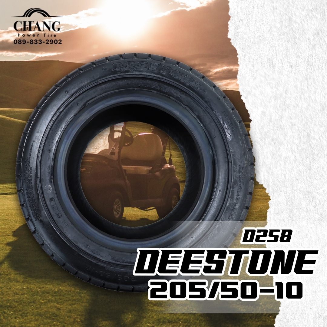 20550-10 รุ่นD258 ยี่ห้อDEESTONE ยางรถกอล์ฟ - Chang Power Tire - ThaiPick