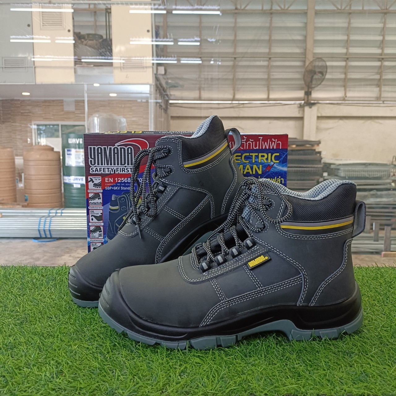 Yamada รองเท้าเซฟตี้กันไฟฟ้า รุ่น Electric man | Lazada.co.th