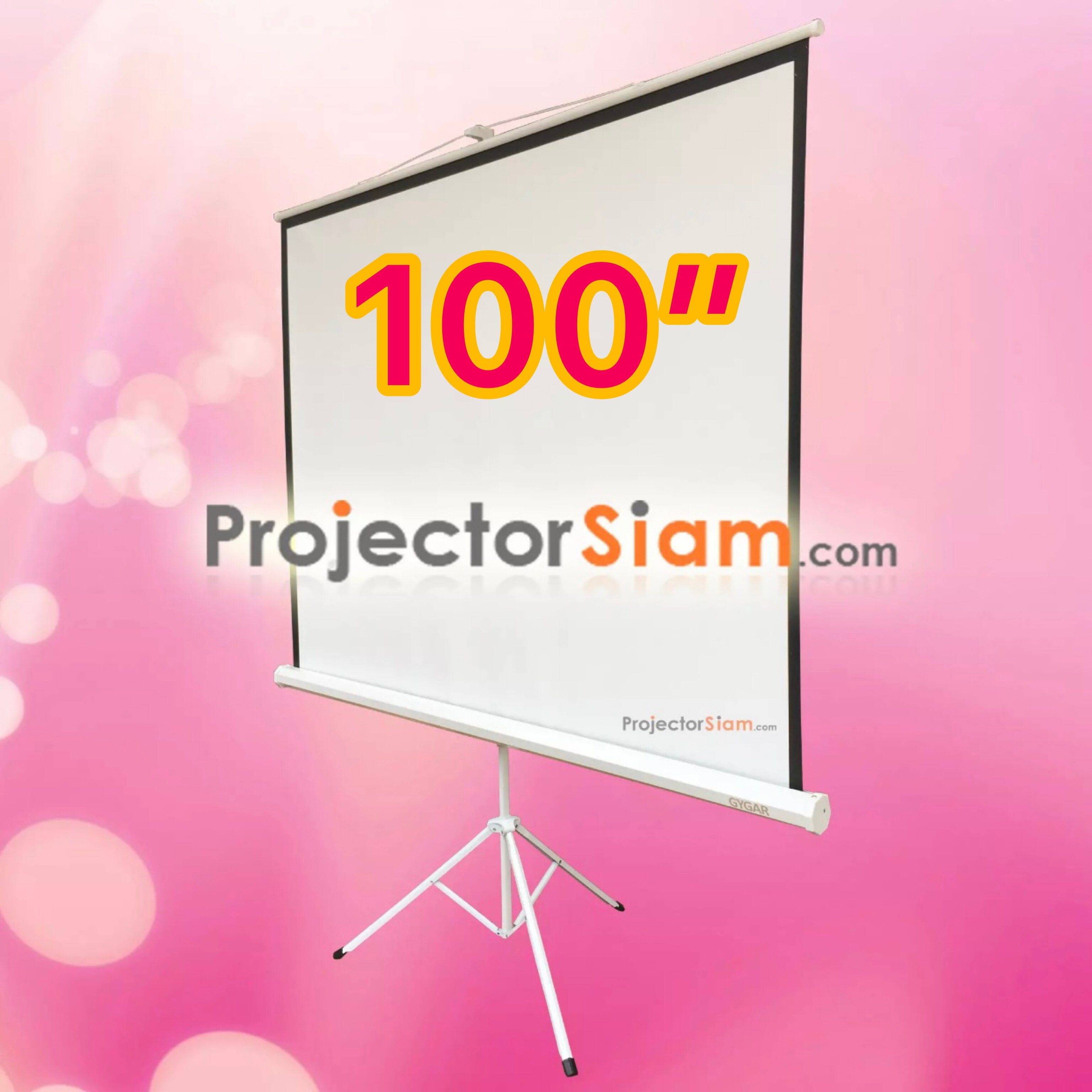 Gygar Tripod Screen 100 นิ้ว 4:3 (80x60 inch) (204x152 cm) จอ ...