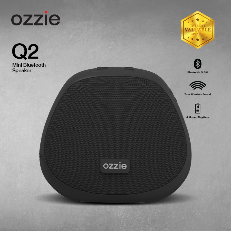 Sound425 ลำโพงบลูทูธ OZZIE ลำโพงพกพารุ่น Q2 Portable Waterproof Bluetooth Speaker 5 สี ...