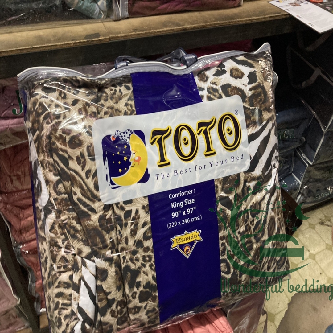 TOTO ชุดผ้าปูที่นอน / ชุดผ้าปู+นวม TT 355 ( 3.5 , 5 , 6 ฟุต ) TT โตโต้ ...