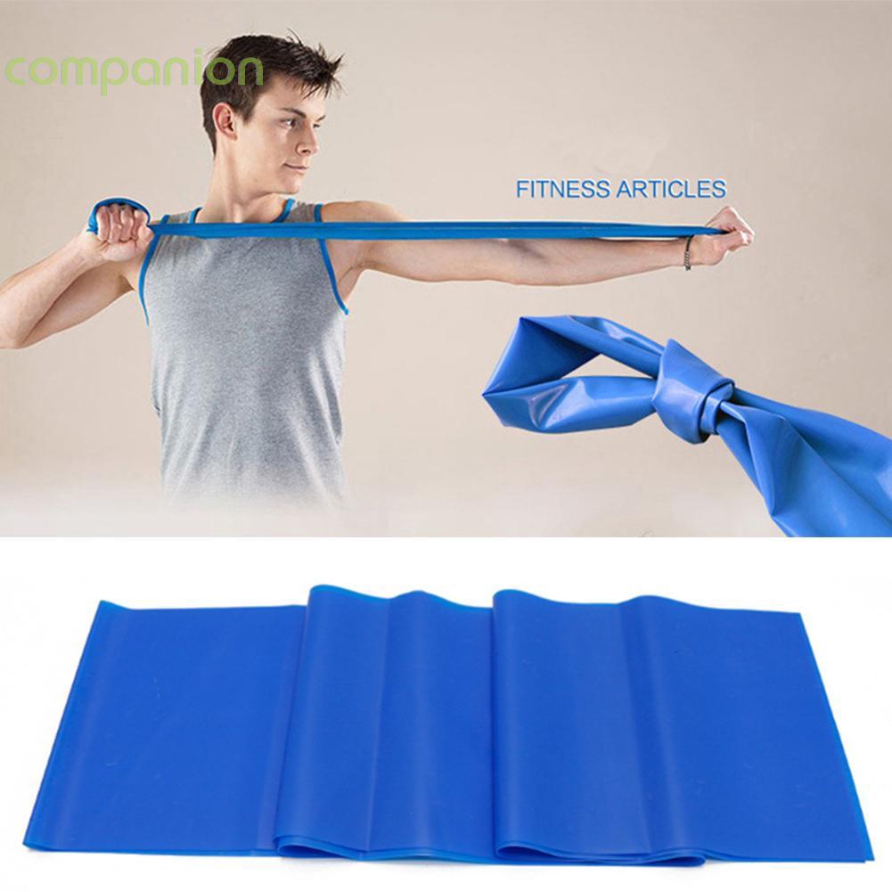 Fitness Workout Exercise Elastic Resistance Band Pull Rope Yoga Pilates ...