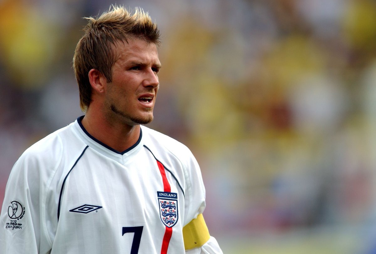 7 BECKHAM ENGLAND HOME WC 2002 FULL RETRO FOOTBALL SHIRT SOCCER JERSEY ...