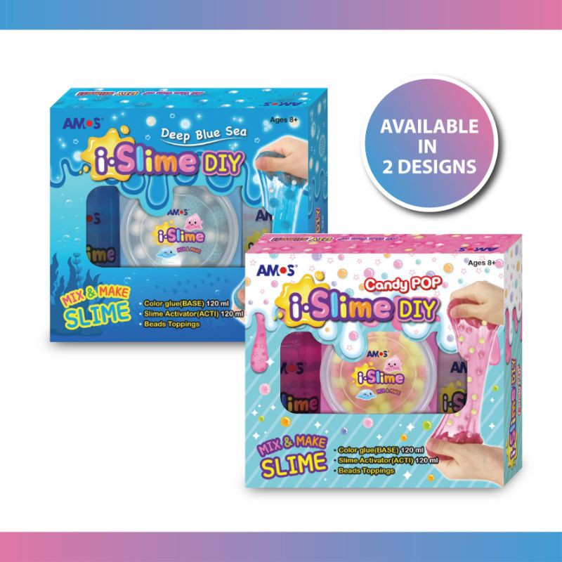 ชุดทำสไลม์ด้วยตัวเอง Amos i-Slime DIY ชุด Candy Pop - Organika2kids - ThaiPick