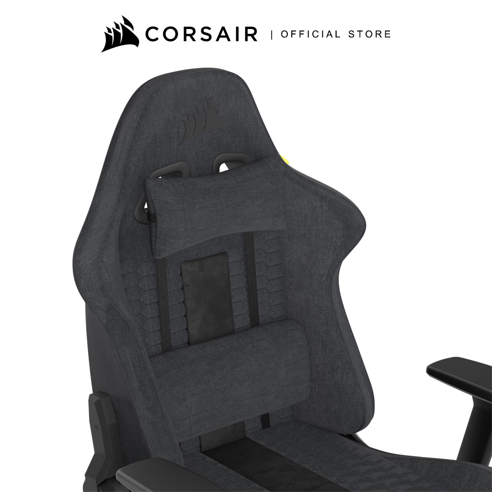 CORSAIR GAMING TC100 RELAXED FABRIC BLACKGRAY - Corsair - ThaiPick