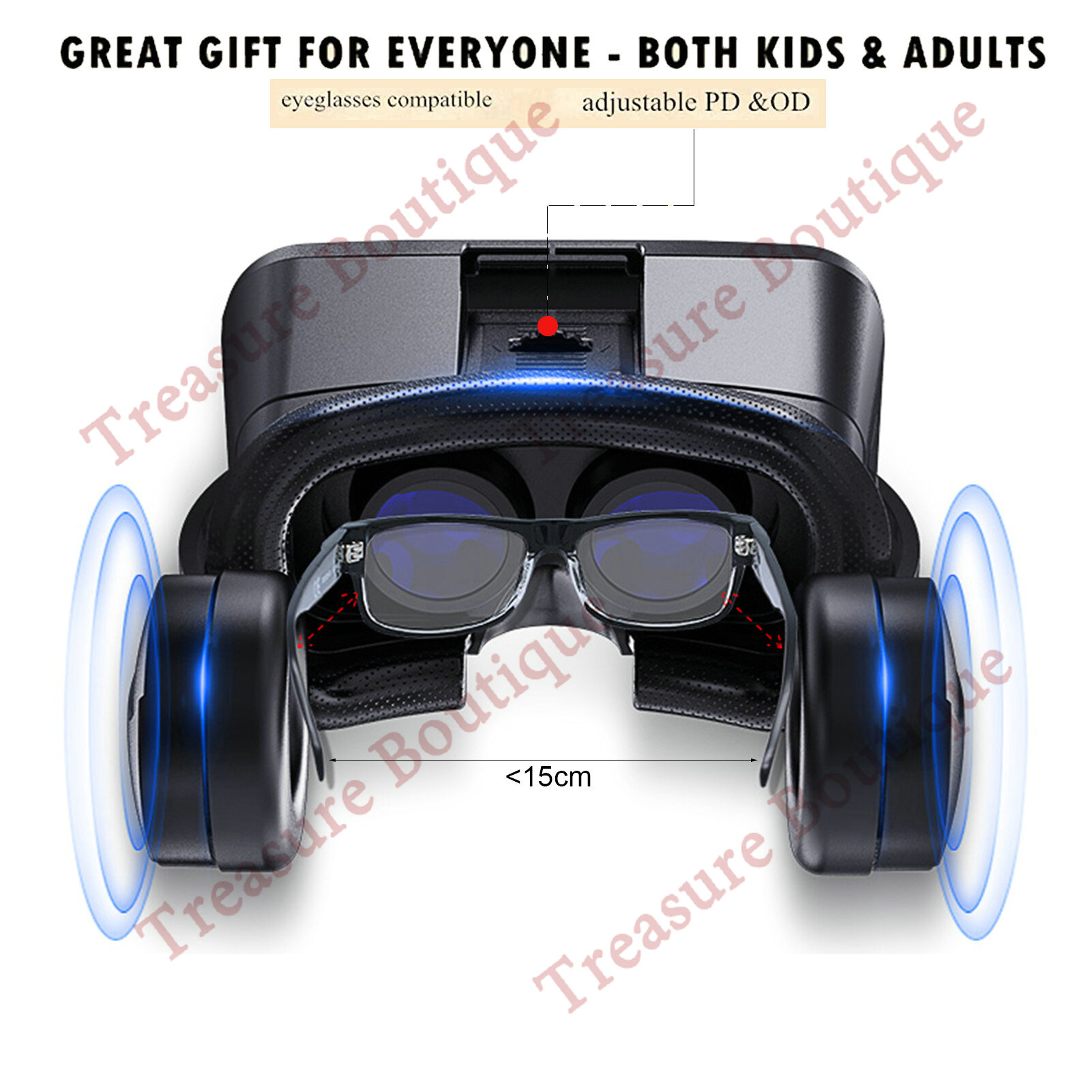 VR3D vr ประสบการณ์เสมือนจริง แว่นตา VR เสมือนจริง แว่นตา 3D แว่นตาภาพยนตร์ เปลี่ยนโรงภาพยนตร์ ...