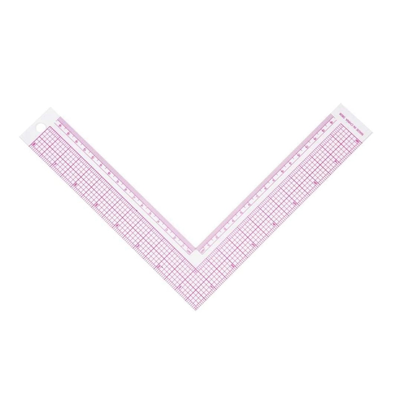 [qianmoxiangu]Sewing Measure Rulers 90-Degree L Shape Square Ruler ...