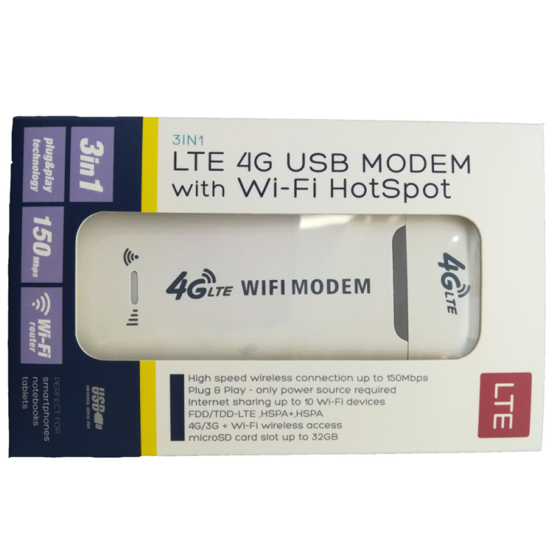 สัญญาณแรง 4G LTE USB Modem Wifi Hotspot pocket wifi ตัวปล่อยสัญญาณ wifi ...