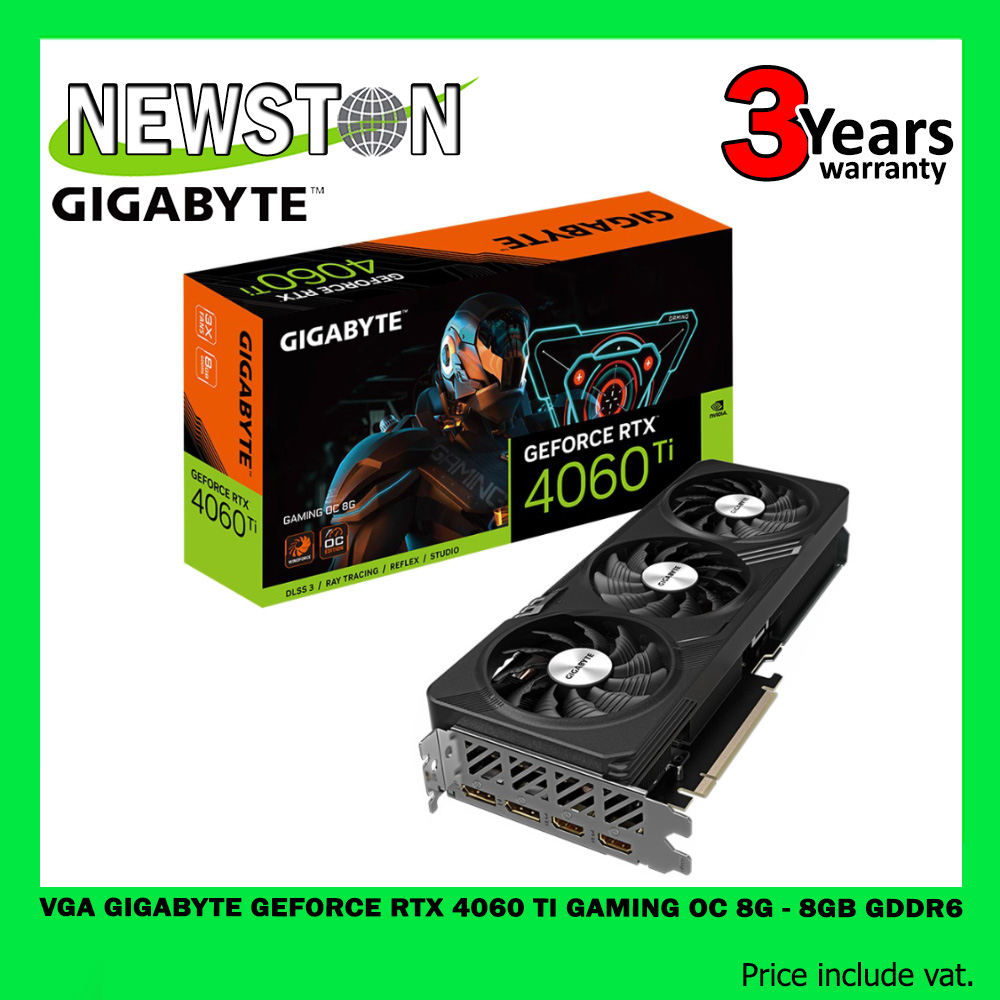 VGA (การ์ดแสดงผล) GIGABYTE GEFORCE RTX 4060 TI GAMING OC 8G - 8GB GDDR6 - C.S.IT SYSTEMS - ThaiPick