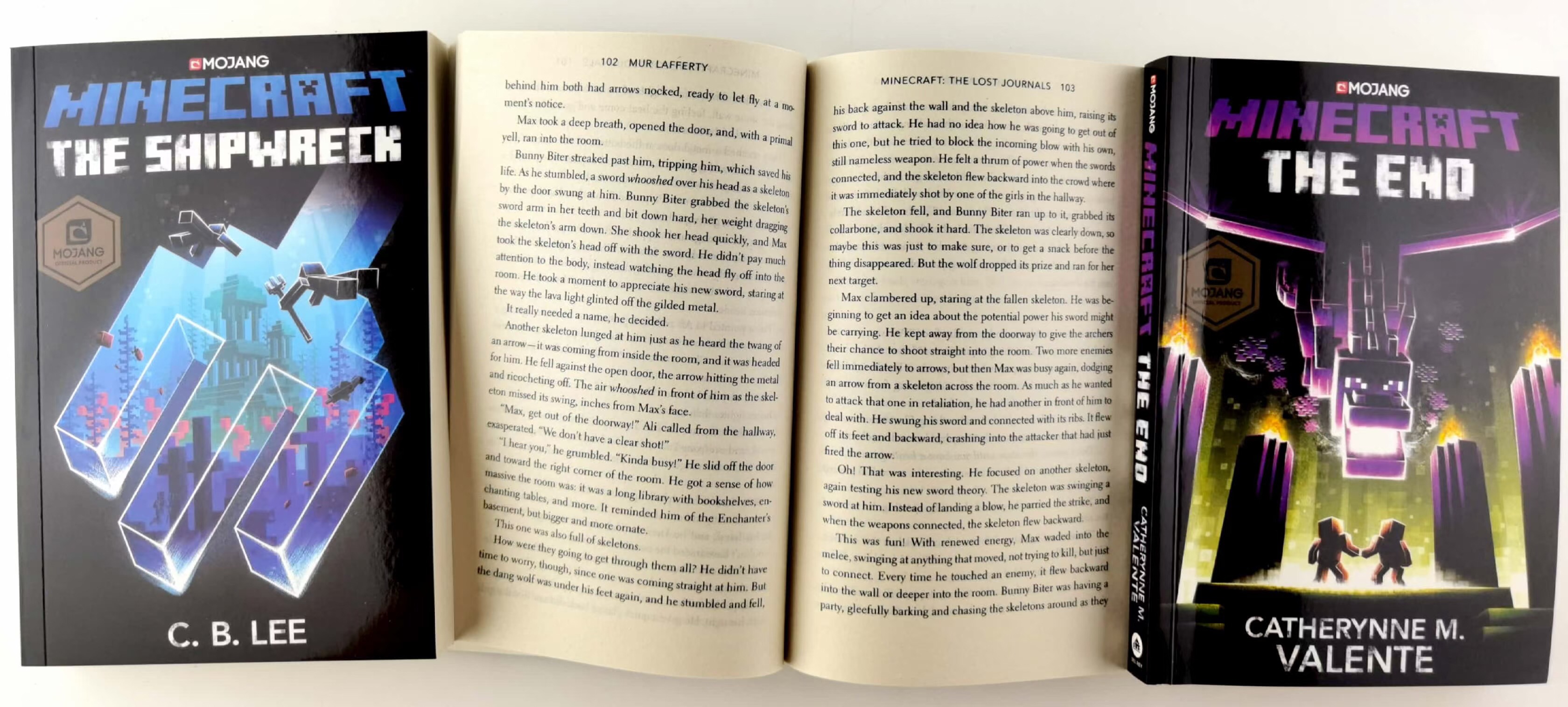 Minecraft 8 books set,English puzzle game novel book for children [The ...