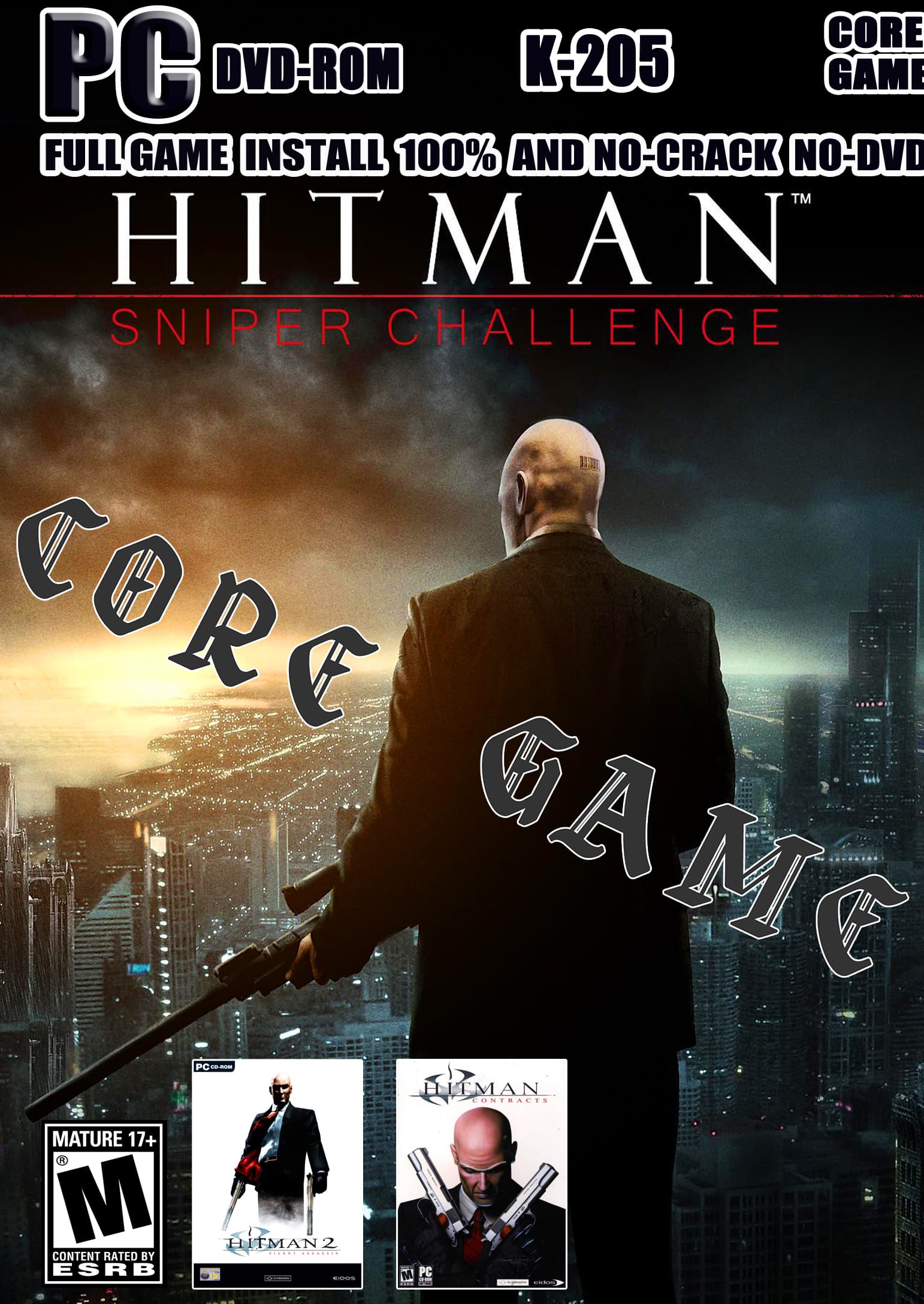 hitman 1 (hitman 2) (hitman sniper) แผ่นเกมส์ แฟลชไดร์ฟ เกมส์ ...
