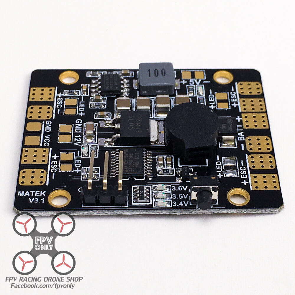 Matek LED & POWER HUB 5in1 V3 Power Supply Board + BEC 5V 12v + Low ...