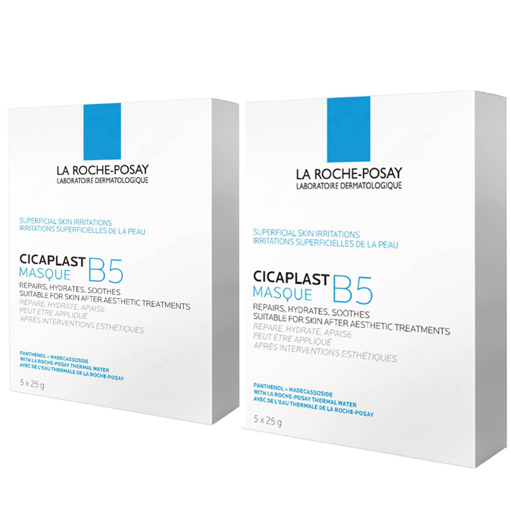 La Roche-Posay Cicaplast B5 Face Mask Box of 5 | Repairing & Hydrating ...