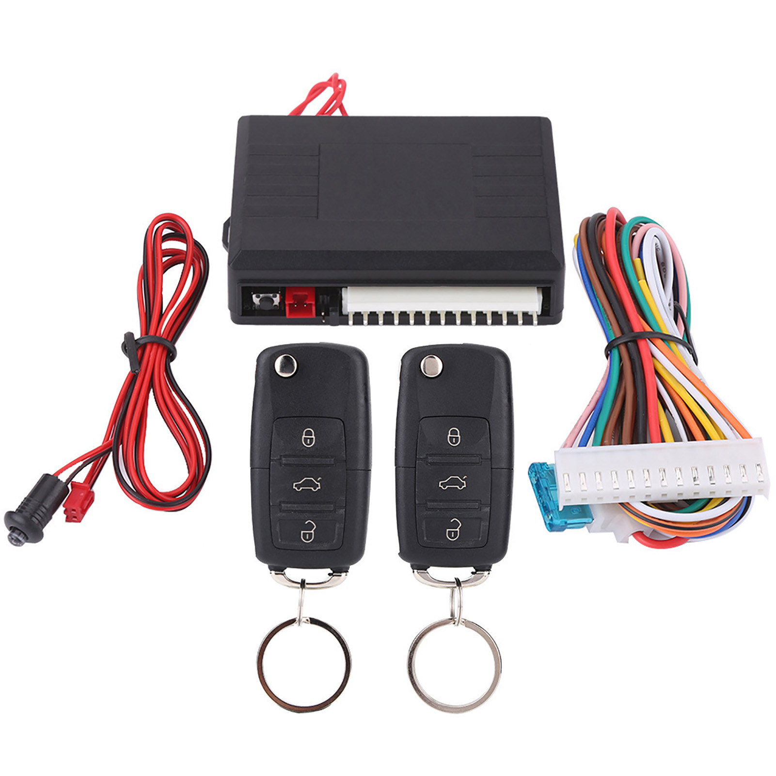 【ราคาแปลกใจ】Universal Car Door Lock Locking Keyless Entry System Remote ...
