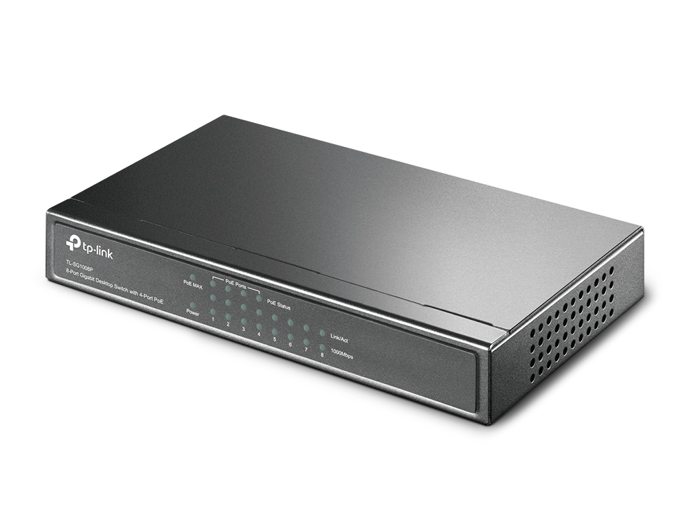 TP-Link SG1008P 8-Port Gigabit Desktop Switch with 4-Port PoE ของแท้ ประกันศูนย์ Lifetime ...