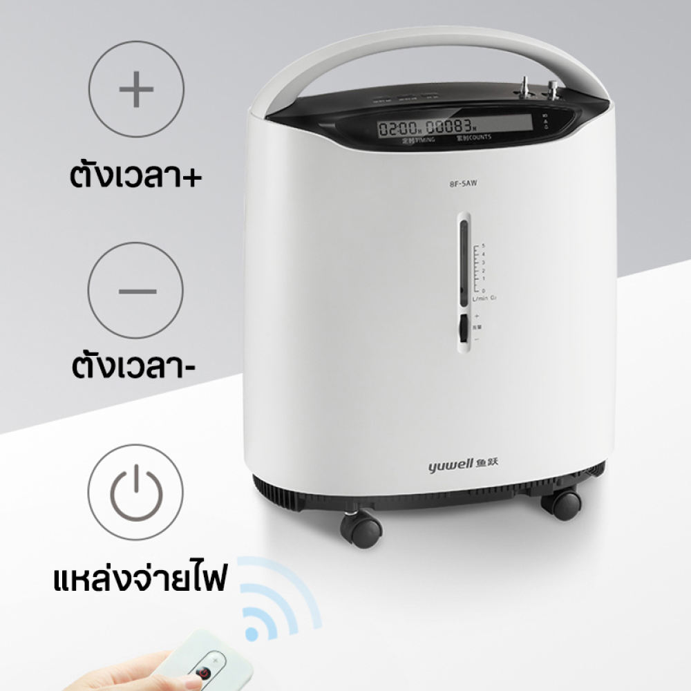 YUWELL 8F-5AW Oxygen Concentrator oxygen maker machine size galaxy5 L ...