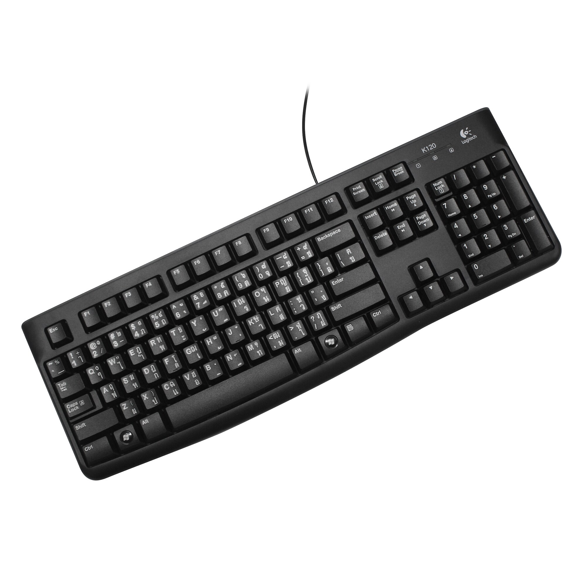 Keyboard LOGITECH (K120) Black | Lazada.co.th