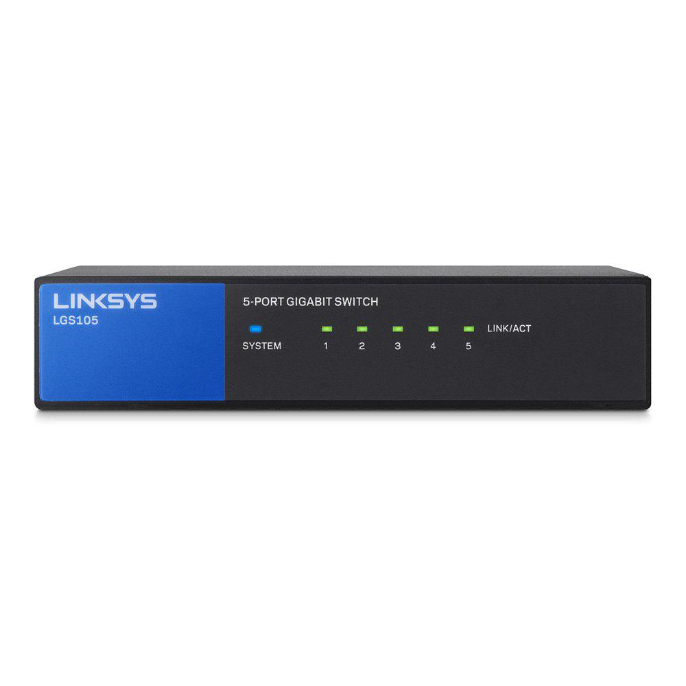Linksys 5-Port Business Desktop Gigabit Switch (LGS105-AP) - Smart ...