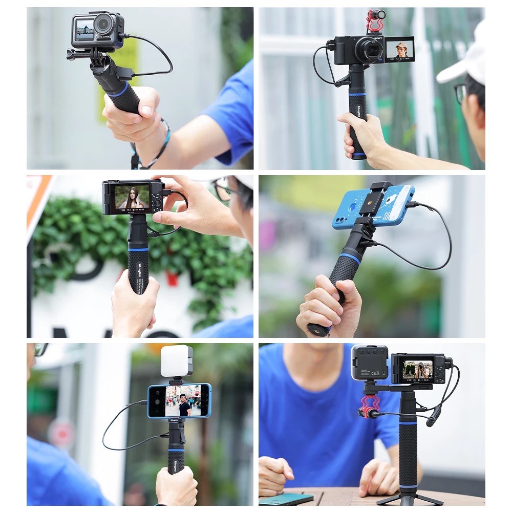 KingMa 10000mAH Power Bank Battery Hand Grip Selfie stick สำหรับ GoPro ...