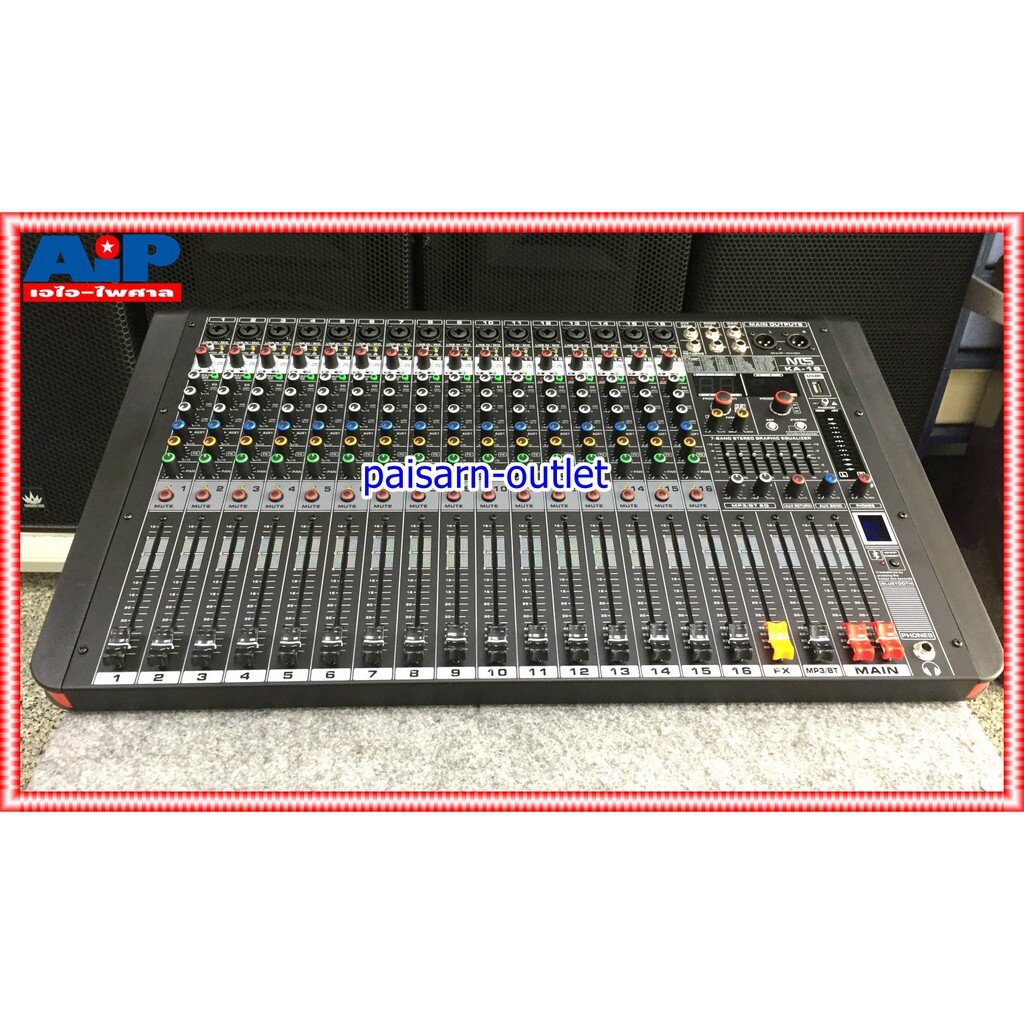 NTS KA16 MIXER+EFX USB+บลูทูส มิกซ์ มิกเซอร์ มิกซ์NTS เครื่องเสียง ...