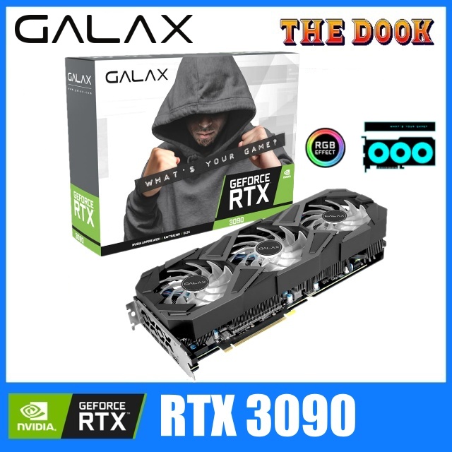 GALAX VGA (การ์ดแสดงผล) GALAX GEFORCE RTX 3090 SG (1-CLICK OC) - 24GB ...