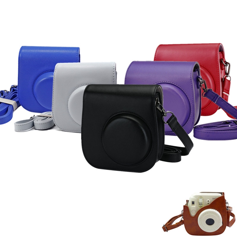For Polaroid Camera For Fujifilm Instax Mini 8 8 9 Classic Retro PU ...