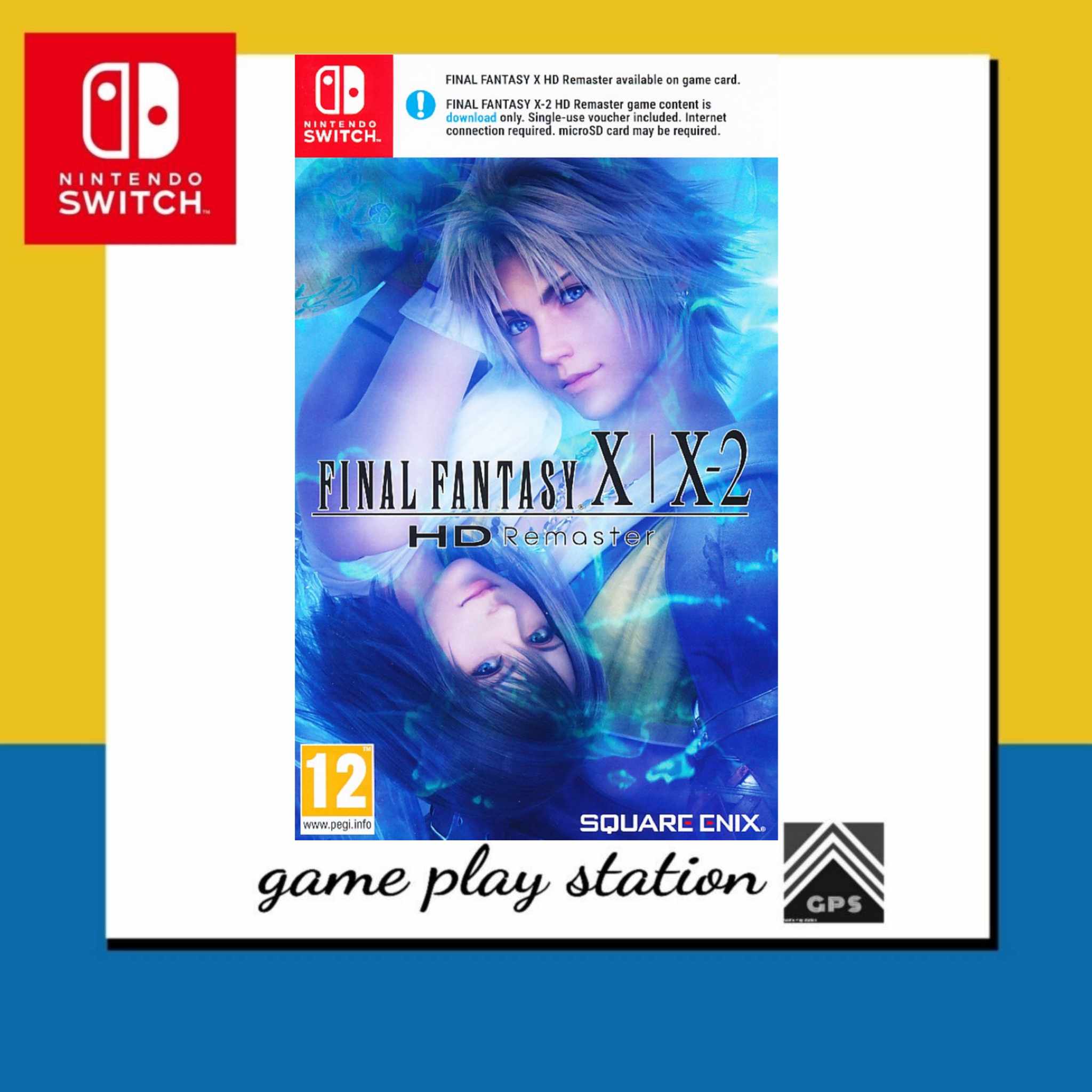 nintendo switch final fantasy x/x-2 hd remaster ( english ) us / eur ...