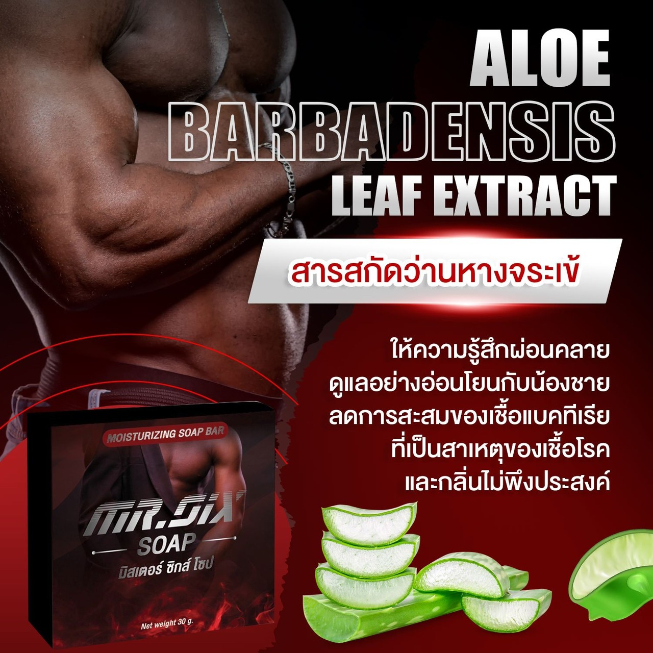 สบู่ท่านชาย Mr.SIX SOAP สบู่ที่ดูแลผู้ชายโดยเฉพาะ *ไม่ระบุชื่อหน้ากล่อง* | Lazada.co.th