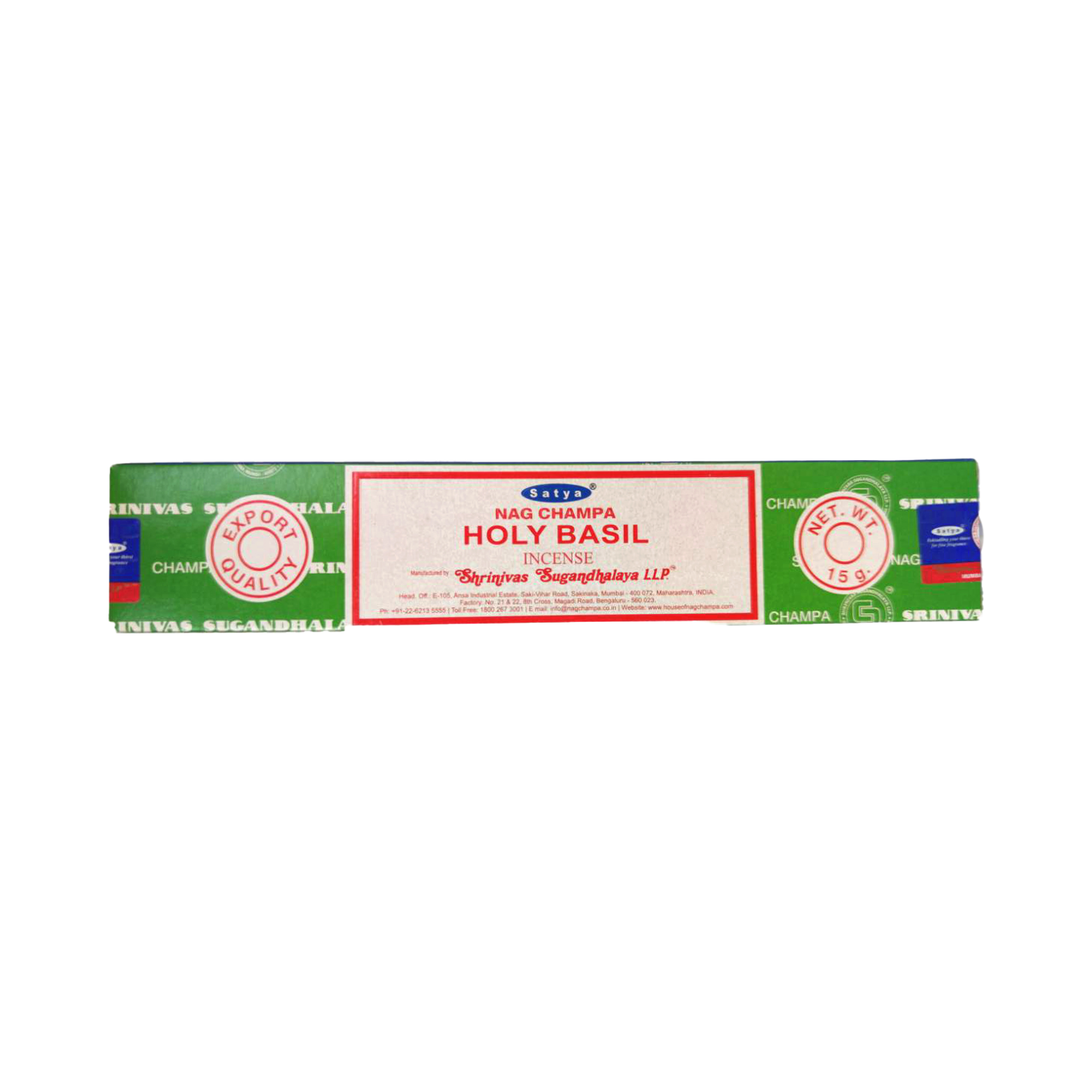 Natural Efe | Indian incense sticks - SATYA Holy Basil | ธูปหอม กะเพรา 15g | Lazada.co.th