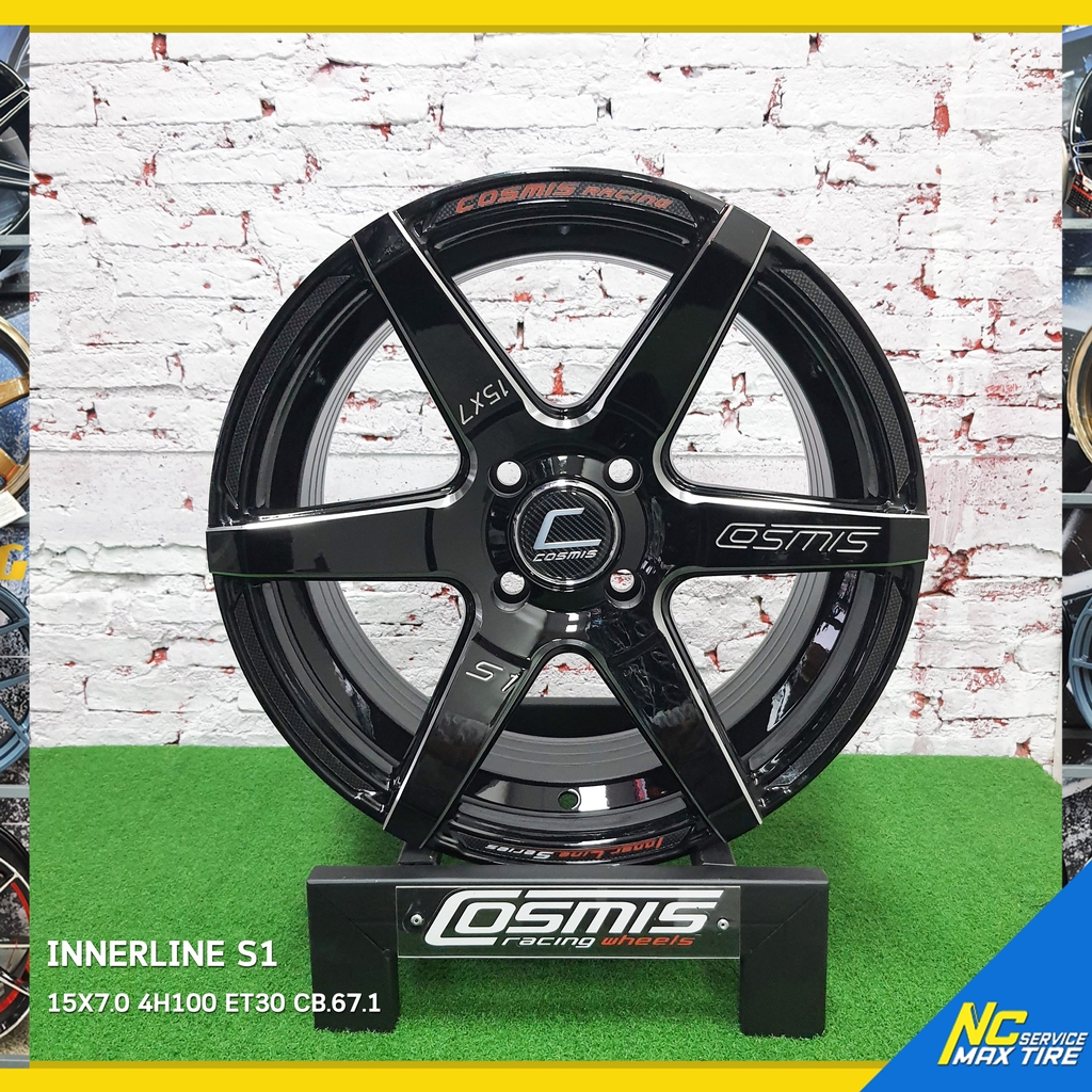 (ราคาวันนี้เท่านั้น????)ล้อแม็กขอบ17 Cosmis INNER S1 ปัดเงา-ร่องดำ ...