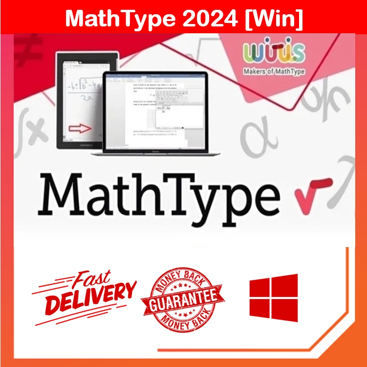 MathType 2024 v7.7 | Lifetime For Windows | Full Version [ Sent email only ] | Lazada.co.th