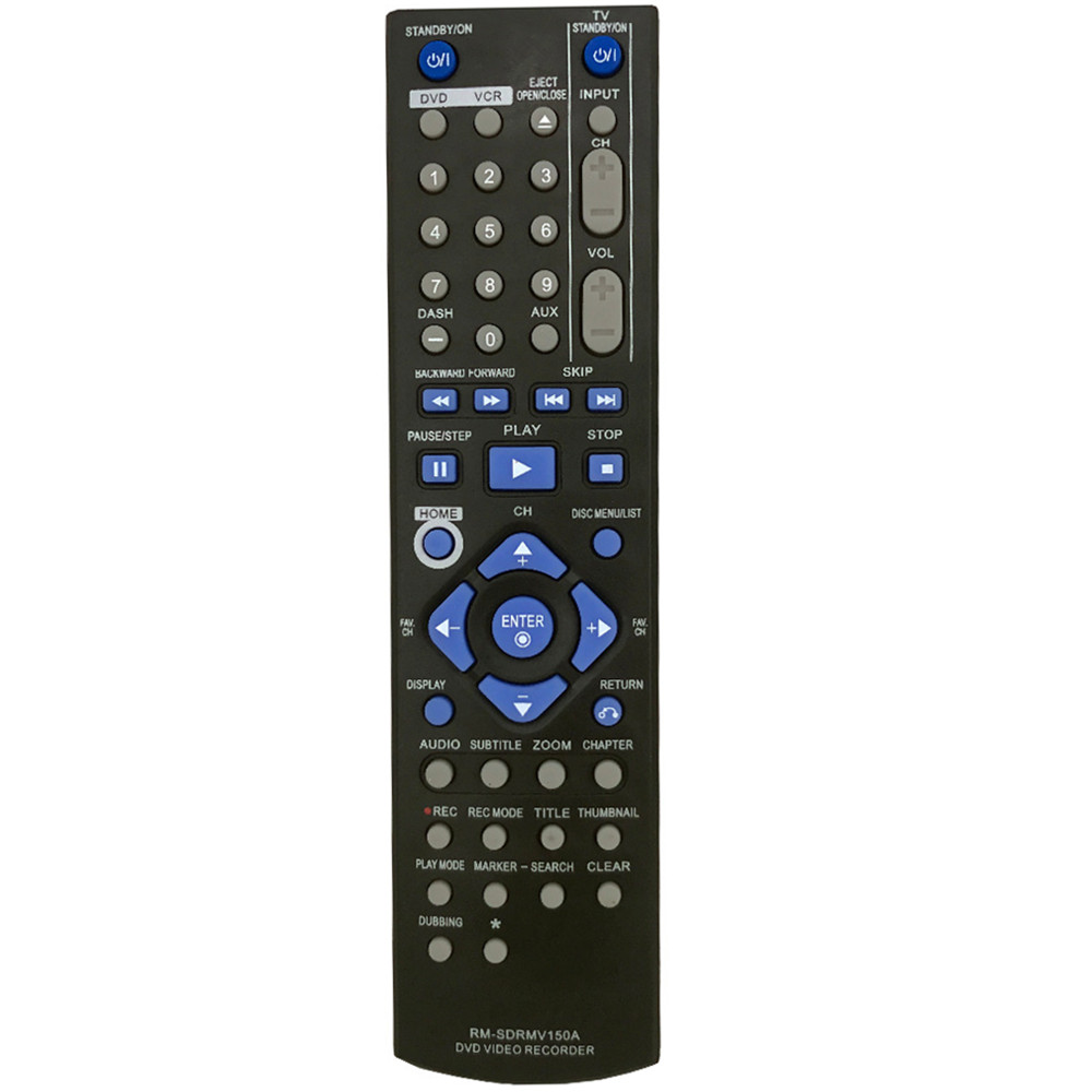 New remote control for jvc dvd video recorder player RM-SDRMV150A ...