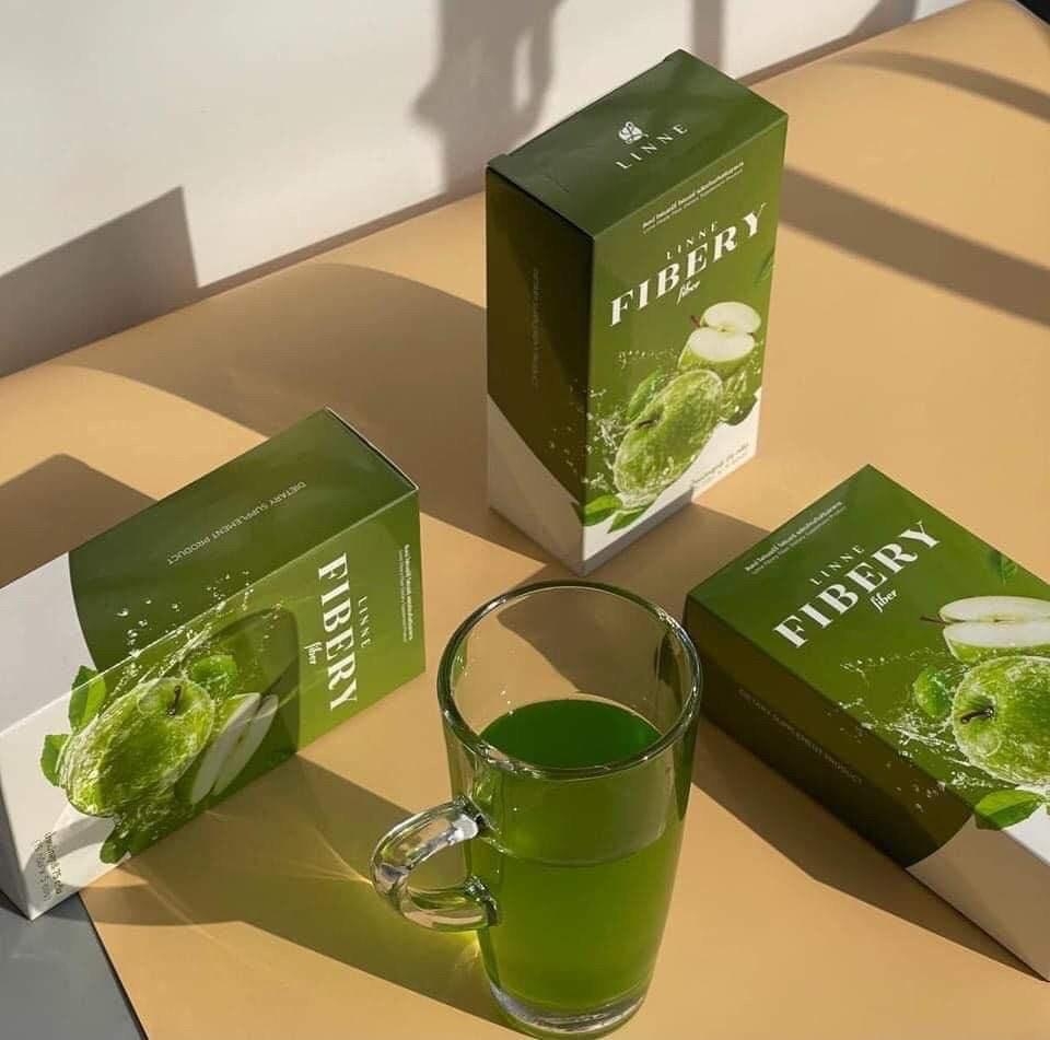 Linne fibery ไฟเบอร์ ลินเน่ ดีท็อกซ์ แม่ให้นมทานได้ บรรจุ 5 ซอง( 1 ...