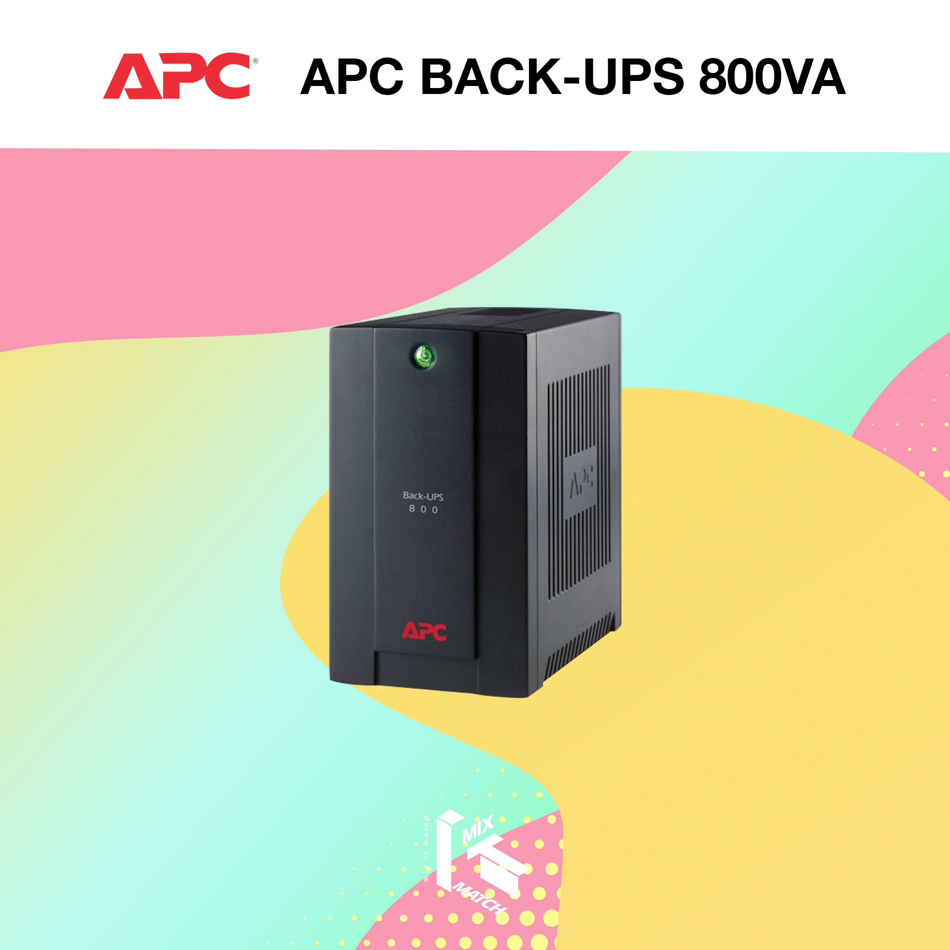 UPS APC BX800LI-MS 800VA - mixitmatch - ThaiPick