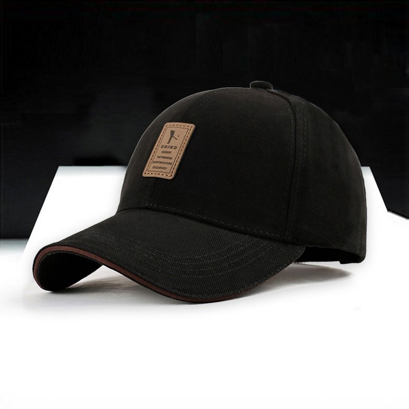 Summer Women Men Structured Baseball Cap Solid Cotton Adjustable ...