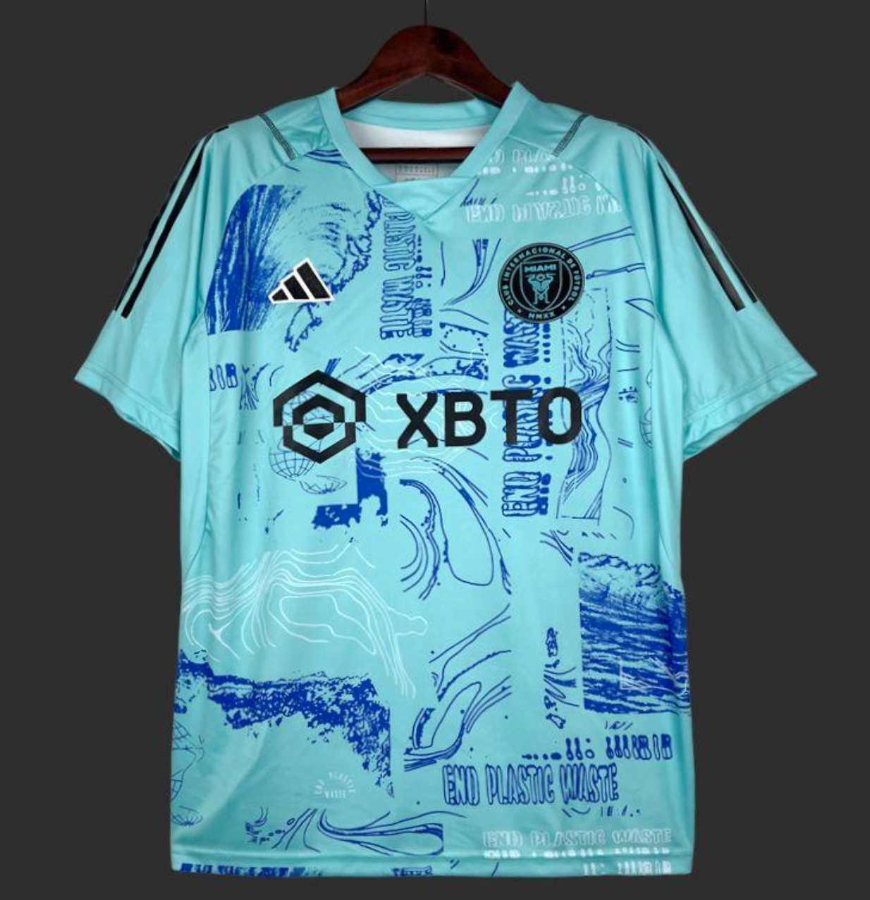 เสื้อซ้อมไมอามี่ Inter Miami Blue Training Jersey 2023/24 | Lazada.co.th