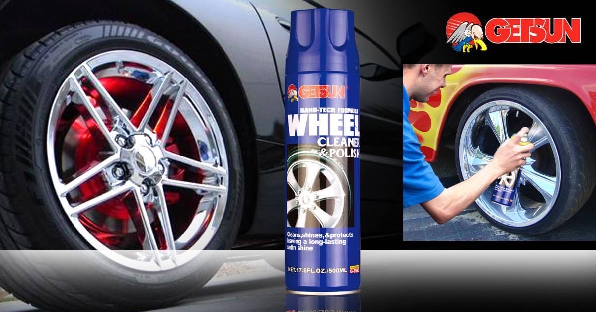 GETSUN 4X WHEEL CLEANER POLISH สเปรย์ทำความสะอาดล้อแม็กซ์ และพื้นผิว ...