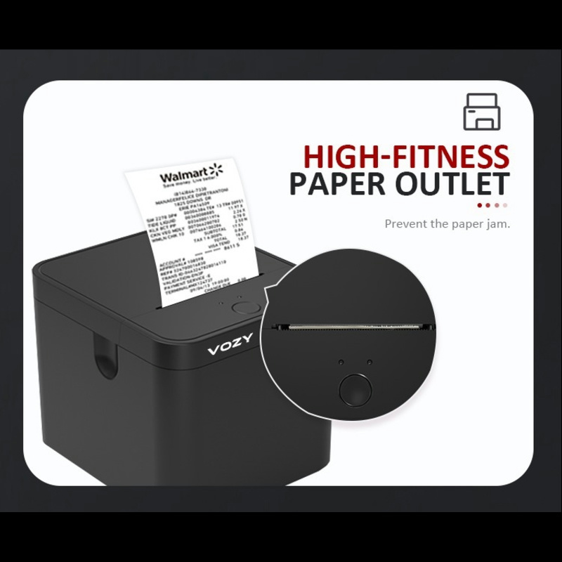 VOZY P50 58Mm Thermal Receipt Printer BluetoothUSB Thermal Printer POS ...