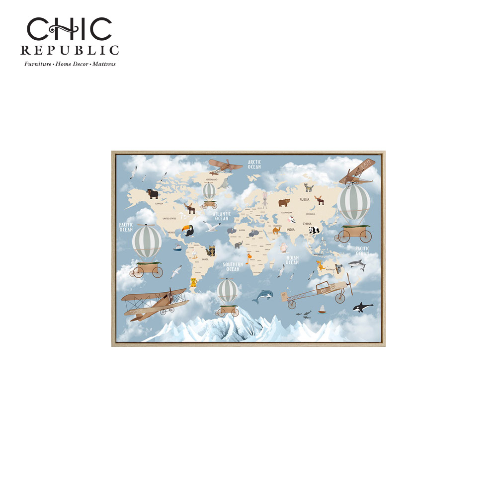 CHIC REPUBLIC AROUND THE WORLD/50x70,ภาพติดฝาผนัง - สี หลากสี - Rina ...