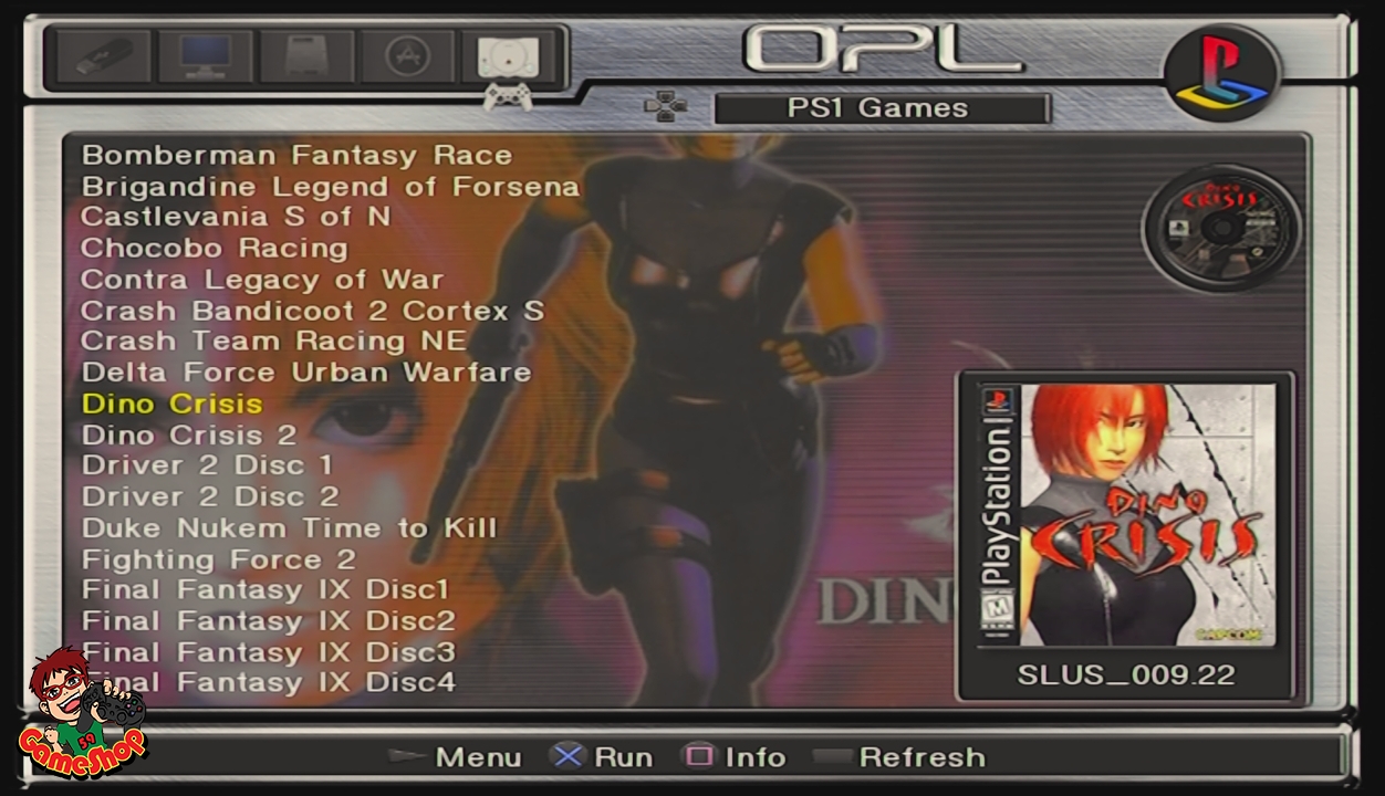 รวม 44 เกมฮิตของ PS1 แฟลชไดร์ฟแท้เกมสำหรับใช้คู่กับเมมบูท OPL PS2 เล่นบนเครื่องเพลย์ทูเท่านั้น ...