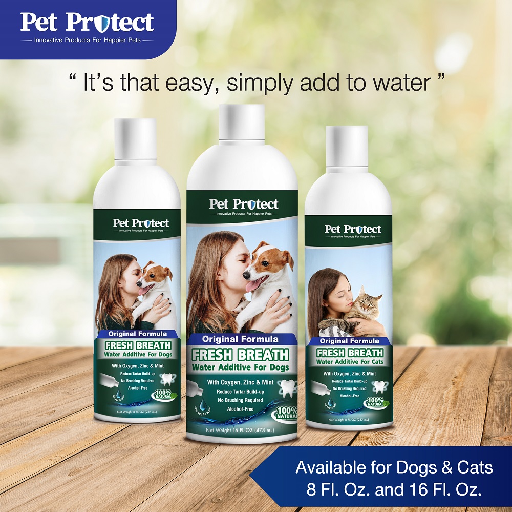 Pet Protect Cat 237 ml. น้ำยาดับกลิ่นปากแมว สูตร Original ใช้ผสมน้ำดื่ม ...